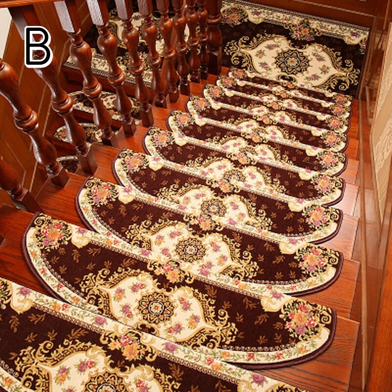 1PC European Stair Thread Carpet Self-adhesive Non-slip Floor Protector ...