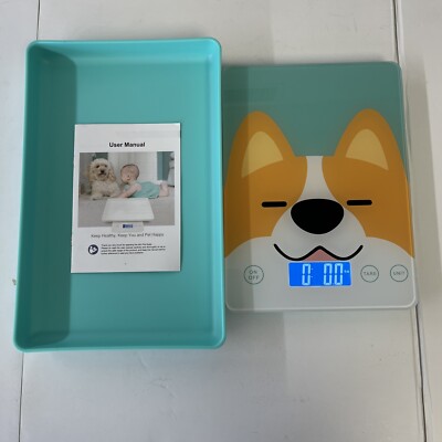 Newborn Pet Scale, Detachable Tray, Robin-egg Blue, Max weight-33lbs | eBay