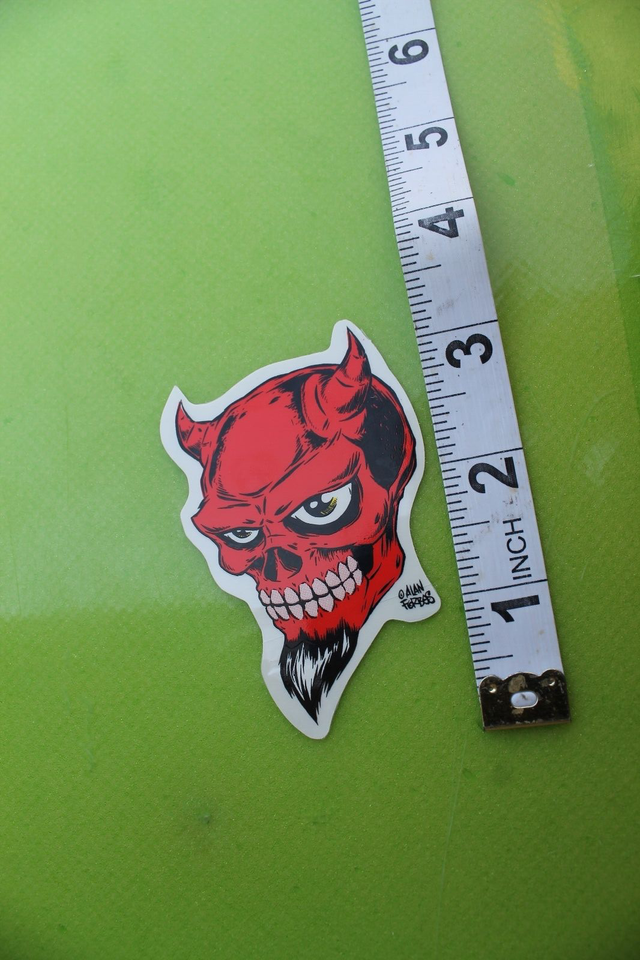Devil Satan Goat Goatee ALAN FORBES Pop Art Surfing Skateboarding ...