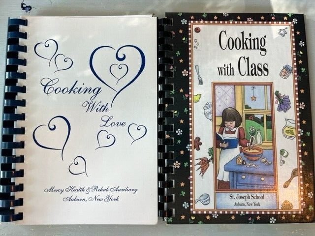 2 Spiral Cookbooks: Cooking with Love (1997)/Cooling with Class (2000 ...