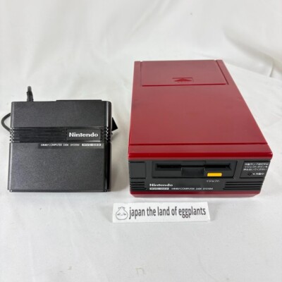 Nintendo Famicom Disk System Console Disk Drive Set HVC-022 NEW BELT ...