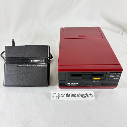 Nintendo Famicom Disk System Console Disk Drive Set HVC-022 NEW BELT ...