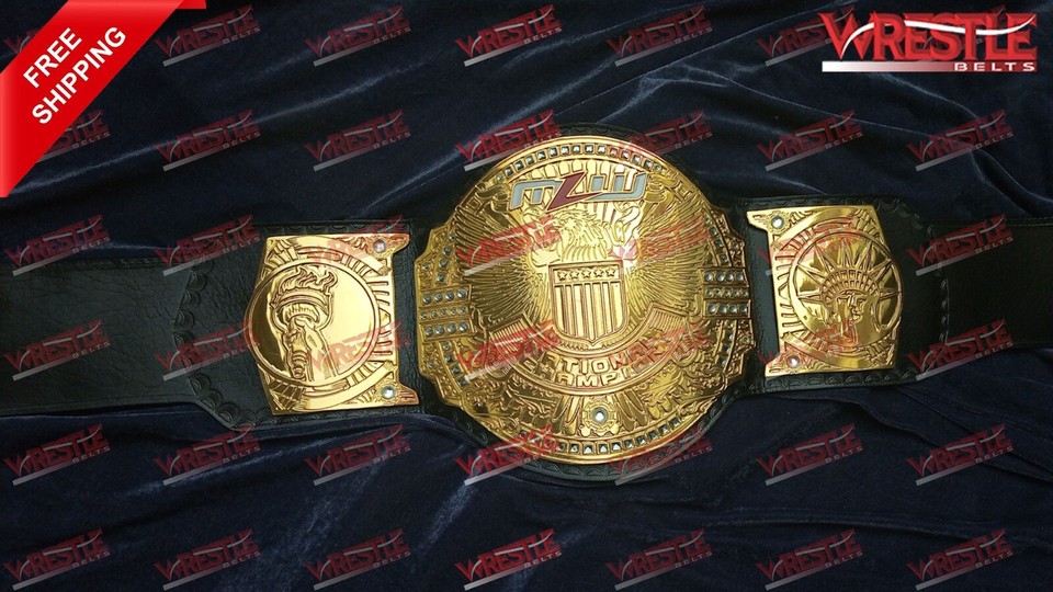 MLW National Championship Belt Adult Size Brand New Wrestling Belt | eBay