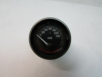 Harley Black OEM Air Temperature Gauge FLH FLT Touring Models 96-13 ...