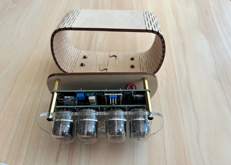 FULL KIT Nixie Clock IN-12 12H or 24H Format (With tubes) DIY | eBay
