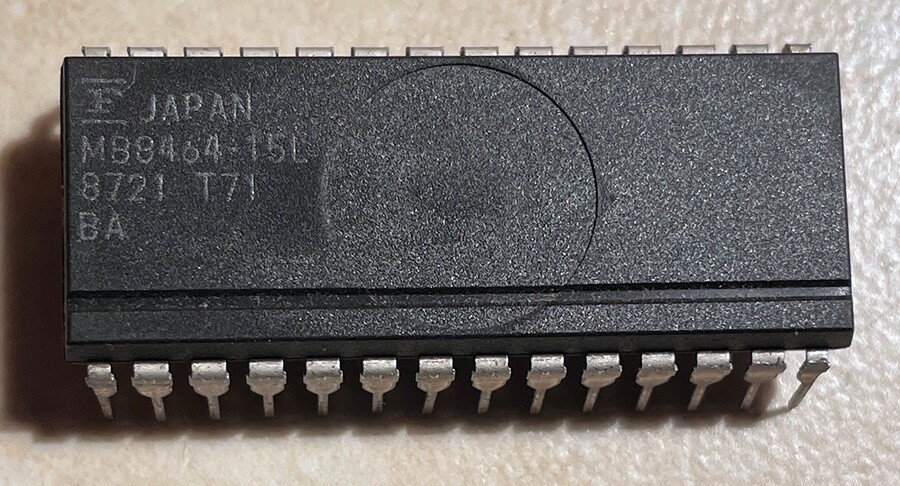 Fujitsu MB8464-15L 6264 8K x 8 Static RAM | eBay