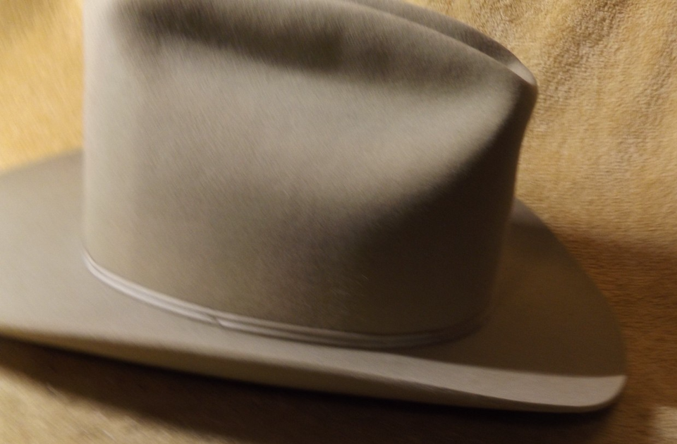 Vintage KNOX CHESTER'S 7 3/8 Western Style Hat "Hand Creased" | eBay