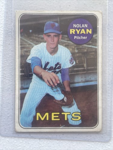 1969 Topps #533 Nolan Ryan. Has Fuzzy Corners. Writing On Back ...