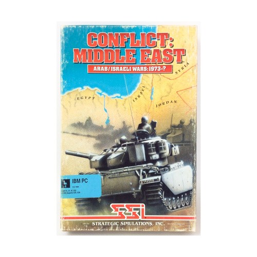 SSI Computer Wargame Conflict - Middle East (PC 5 1/4") VG+/EX ...
