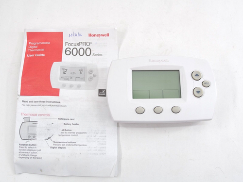 Honeywell Th6110d1005 U Focuspro 6000 Programmable Thermostat | Gas Furnace