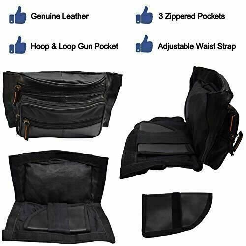 Concealed Carry Fanny Pack Holster Tactical Pistol Waist Pack Bag Gun ...