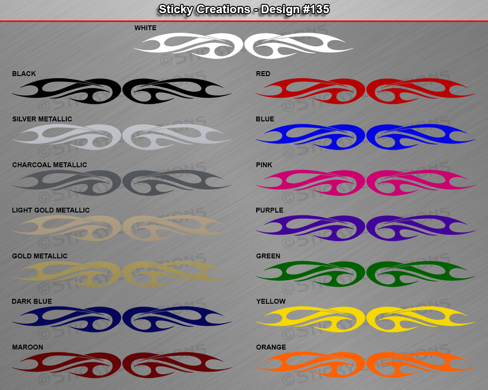 Swirl Vinyl Decal Graphics