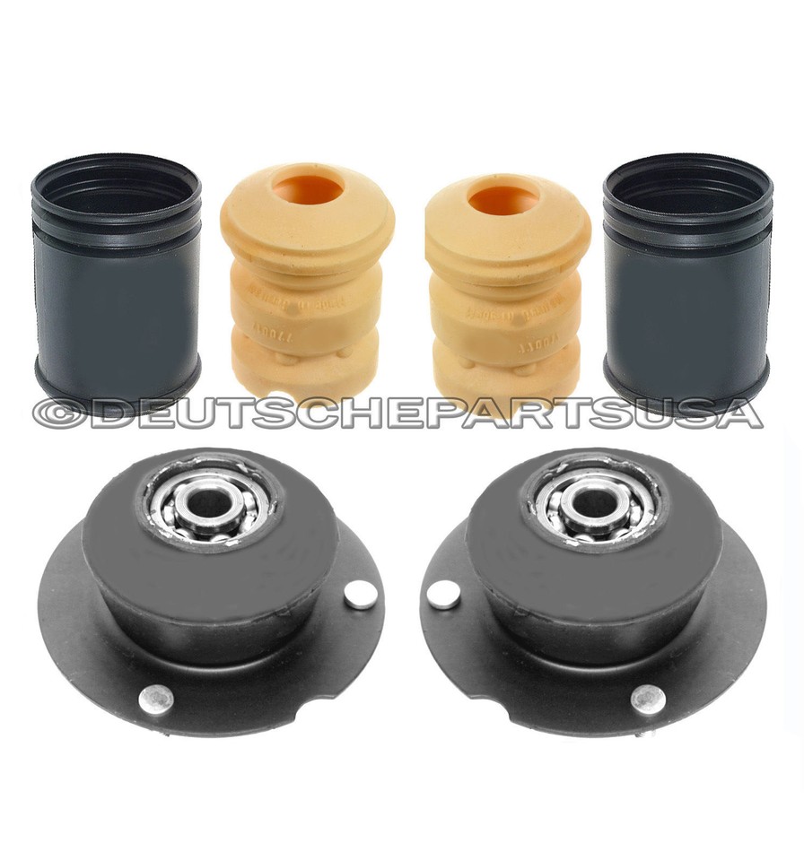 FRONT STRUT SHOCK MOUNT MOUNTING BEARING BUMP STOP KIT 6 Pc for BMW E30 ...