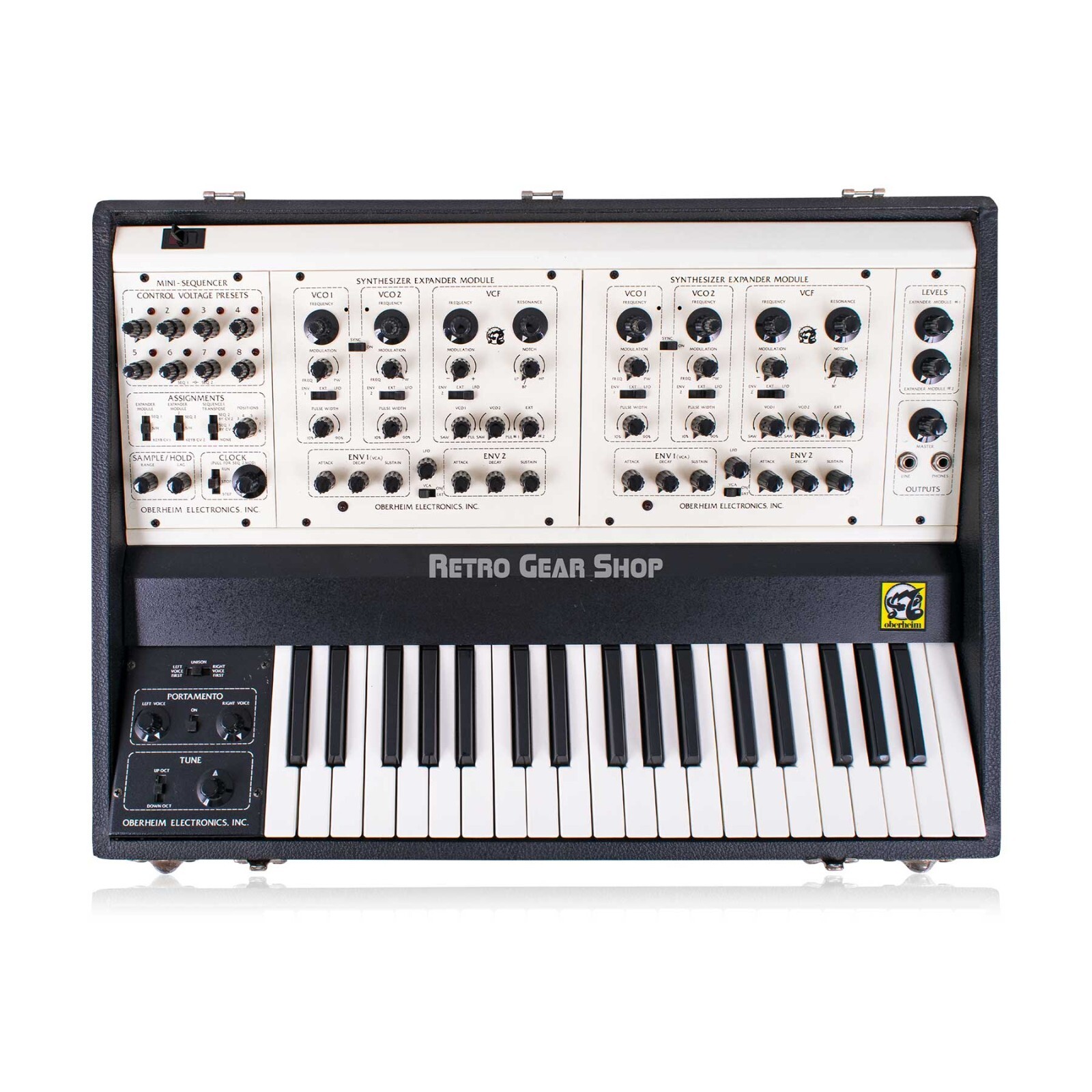 Oberheim TVS-1 Two Voice Analog Keyboard Synthesizer TVS1 Synth SEM x2 ...