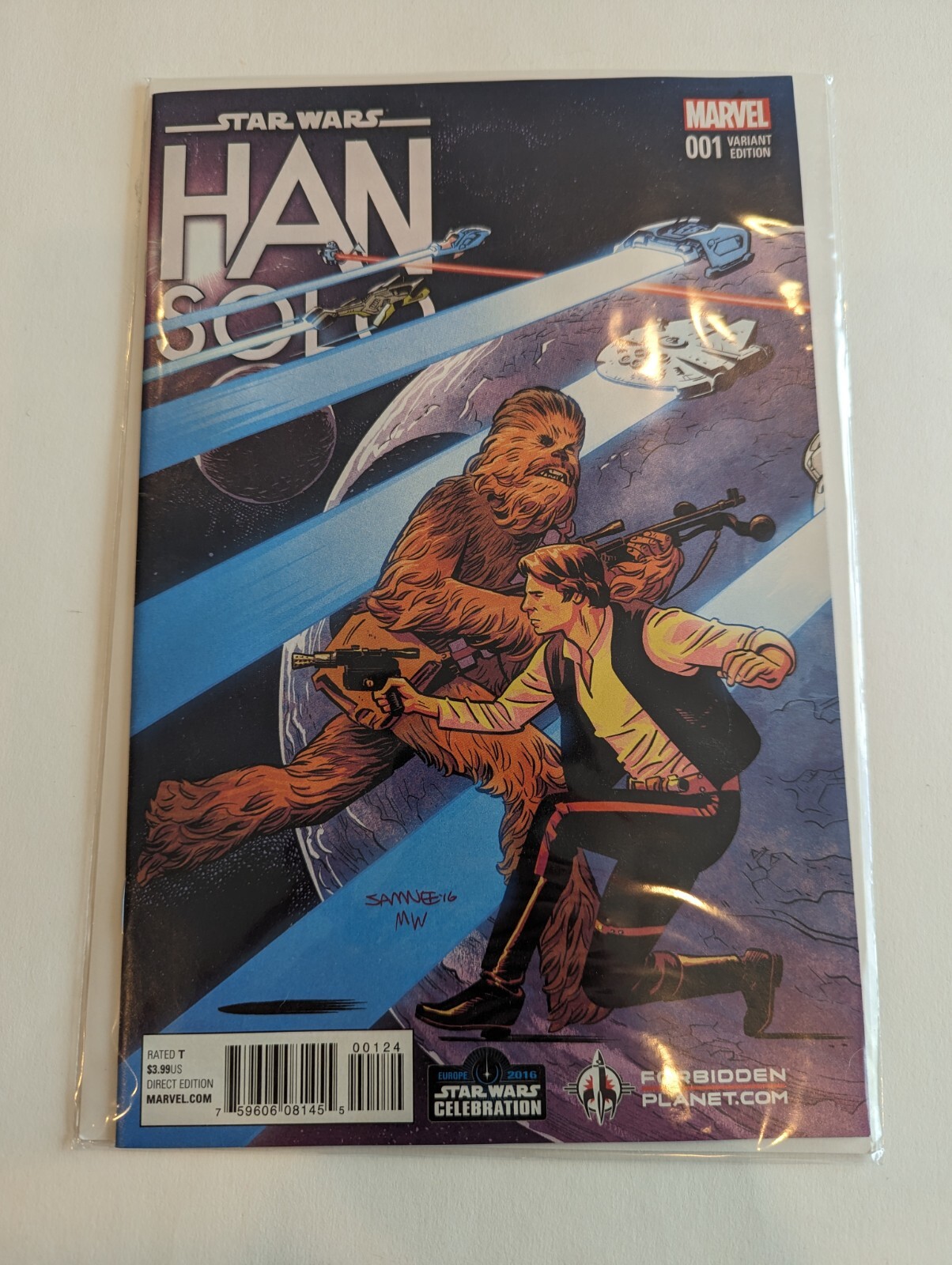 Star Wars: Han Solo #1 Forbidden Planet Chris Samnee Variant Cover | eBay