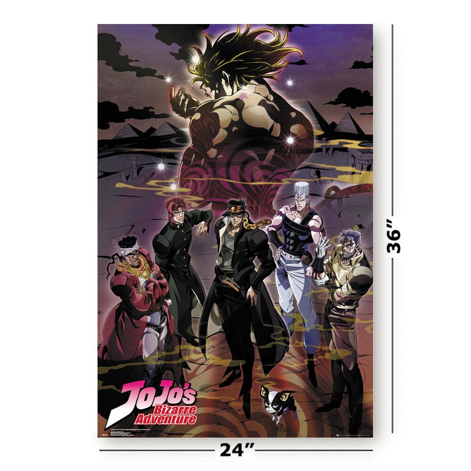 Jojo's Bizarre Adventure - Manga / Anime TV Show Poster / Print (Group ...