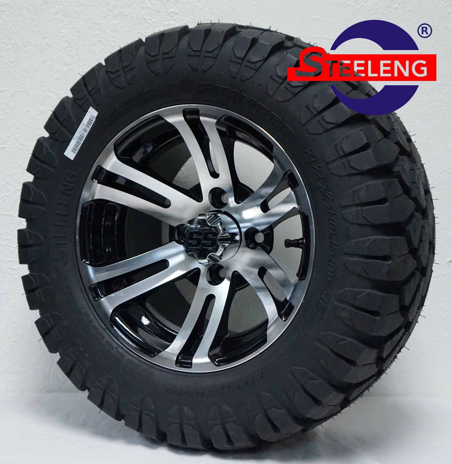 4x GOLF CART 12" BULLDOG WHEELS/RIMS and 22" STINGER ALL TERRAIN DOT ...