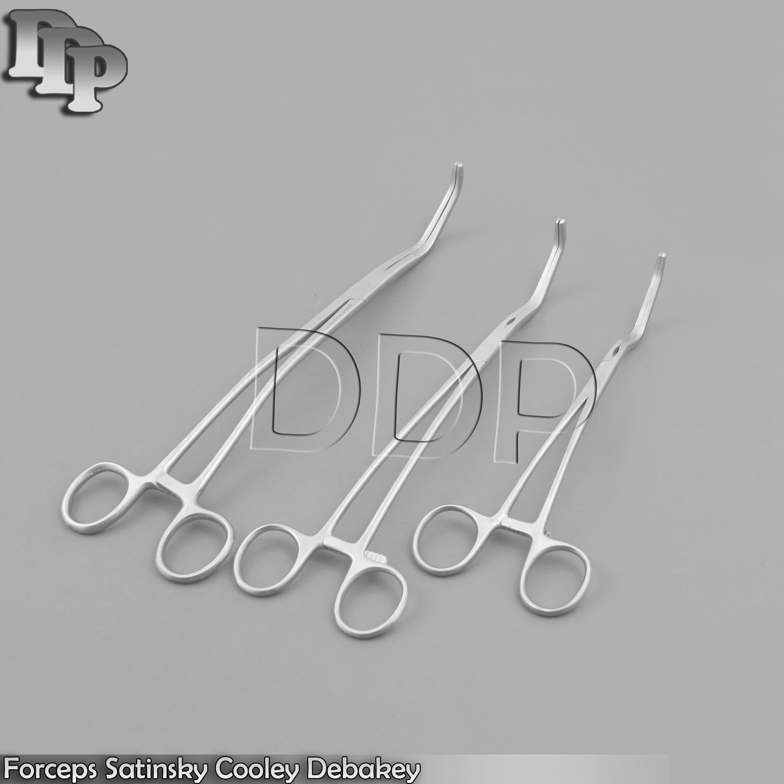 Surgical Forceps Satinsky Cooley Debakey Veterinary Instruments Set of ...