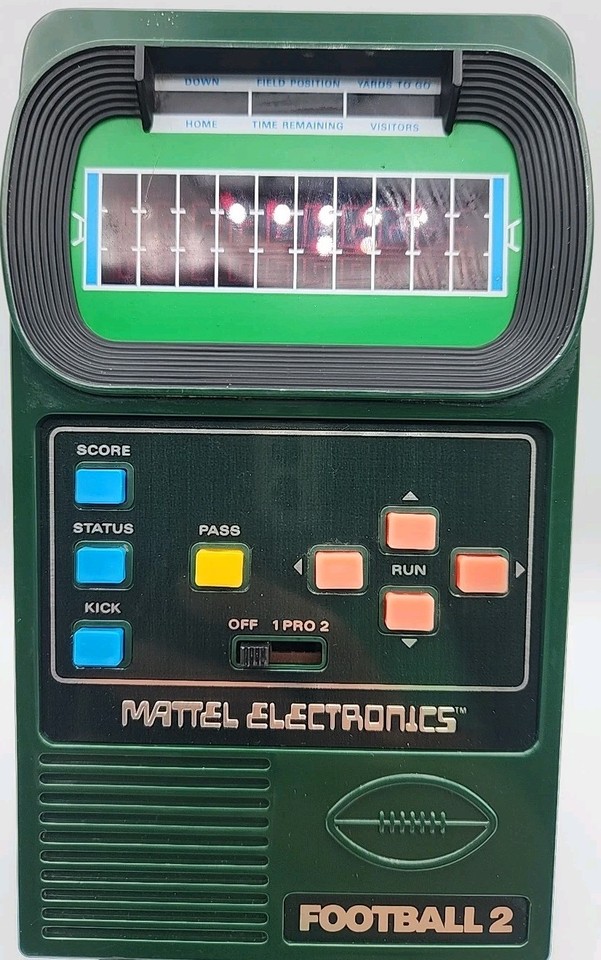 Football II 2 Mattel Electronics Vintage 1978 Handheld Football Game | eBay