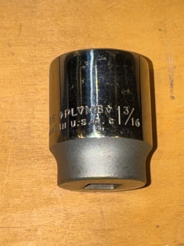 Vintage PLOMB ULTRA-RARE War Finish socket that is CHROME & near ...