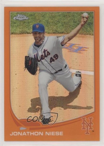 2013 Topps Chrome Retail Orange Refractor Jon Niese Jonathon Niese #60 ...