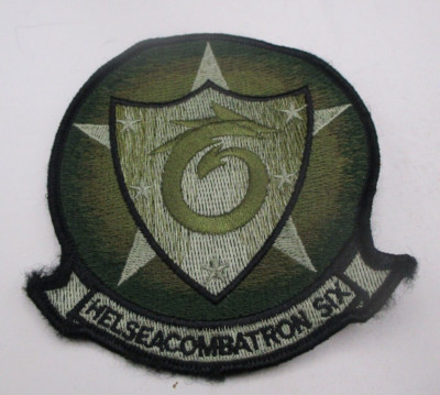 Vintage US Navy HSC-6 Indians Green Patch | eBay