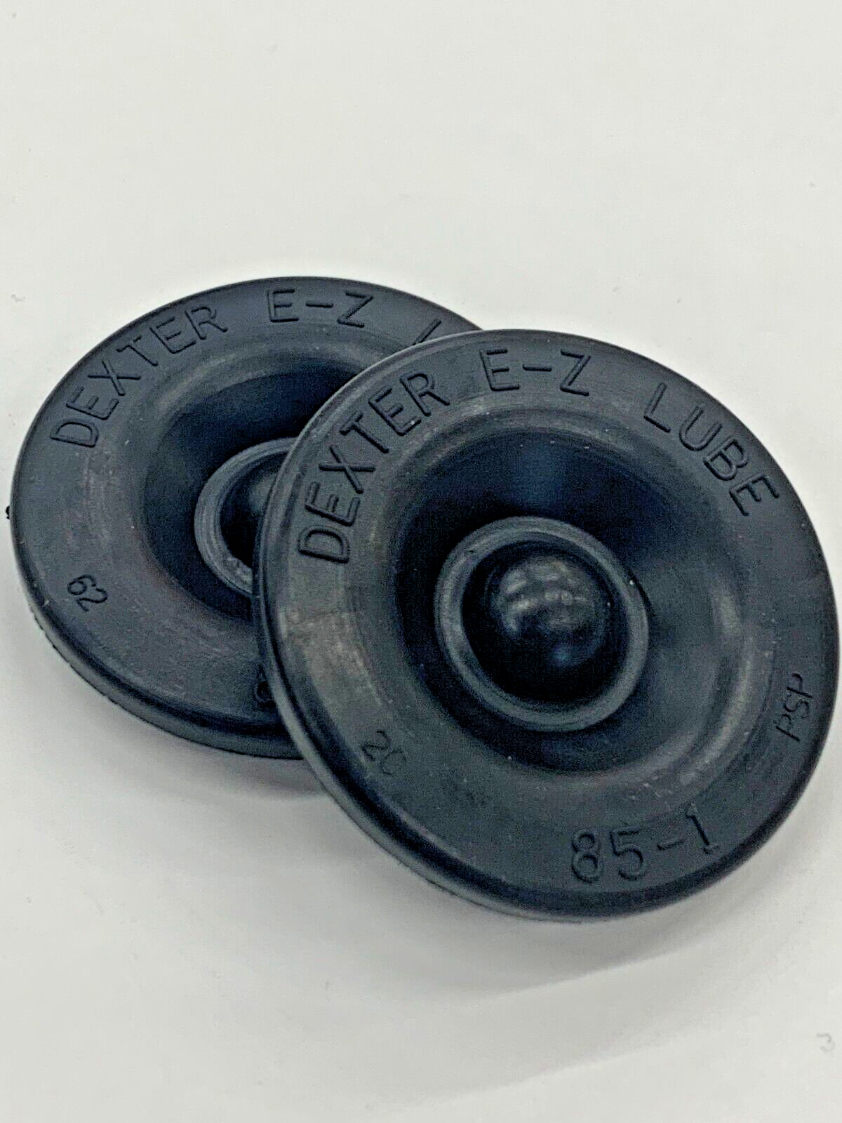 2 Pack GENUINE DEXTER EZ Lube Grease Cap Rubber Plug Rubber Insert ...