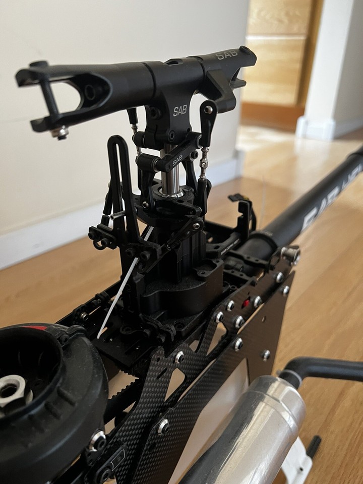 SAB Goblin Raw 580 Nitro RC Helicopter Flybarless Airframe | eBay