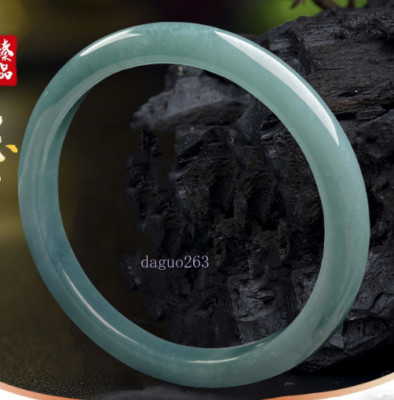 Certified Blue Water Green A JADE Jadeite Circle Bangle Bracelet 50 ...