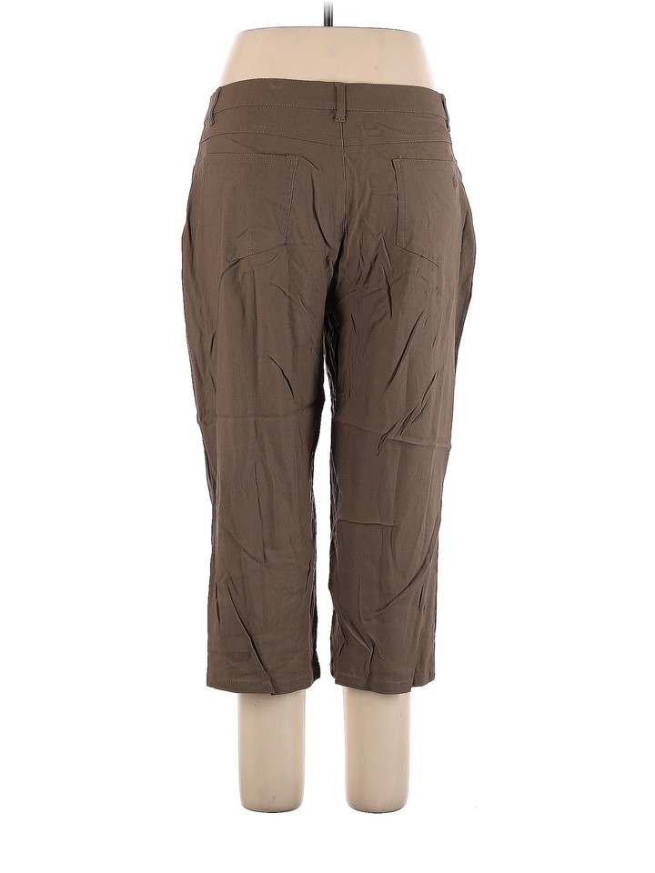 Simon Chang Women Brown Casual Pants 14 | eBay