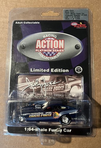 ACTION JOHN FORCE 1977 BRUTE FORCE CHEVY MONZA NHRA FUNNY CAR 1/64 ...