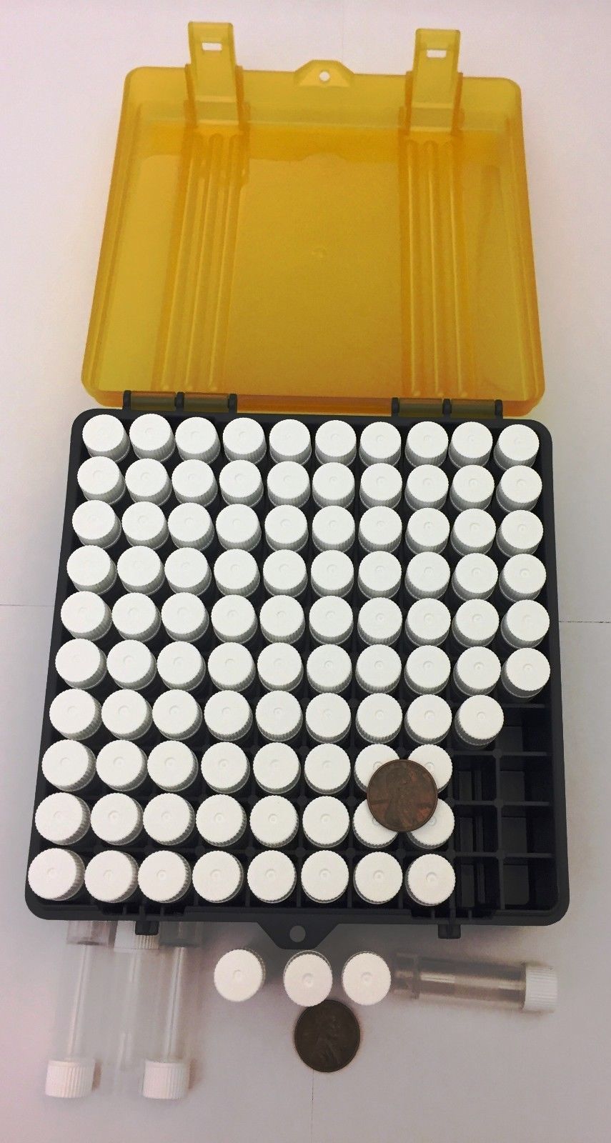 Cap and Ball Revolver Powder Tubes + Case - 24hourcampfire