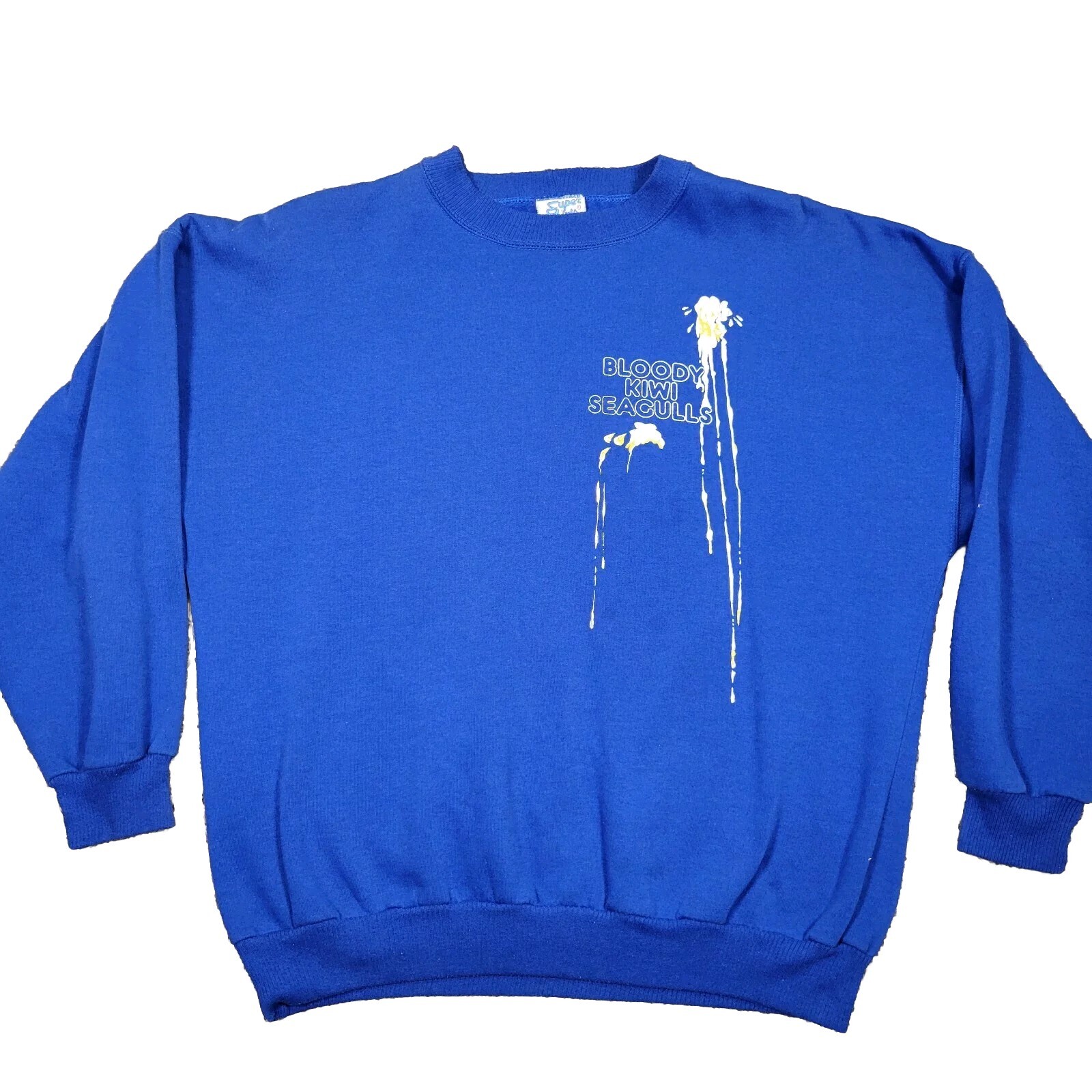 80's New Zealand Bloody Kiwi Seagulls Poop Humor Supe… - Gem