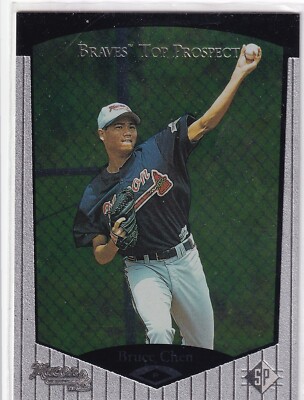 1998 Upper Deck #22 Bruce Chen MLB Atlanta Braves + (Yes 3 Free Mystery ...