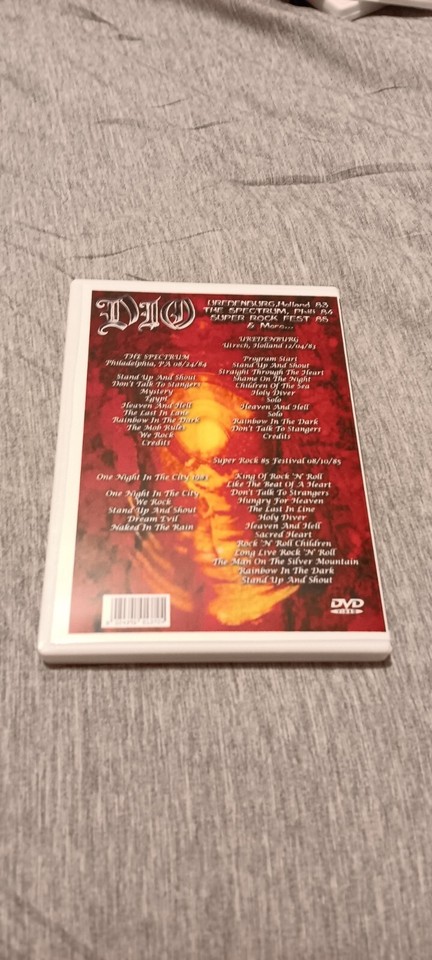 DIO - DVD 'Early Years 1983-1985' Rare footage - 3 concerts+ RONNIE ...
