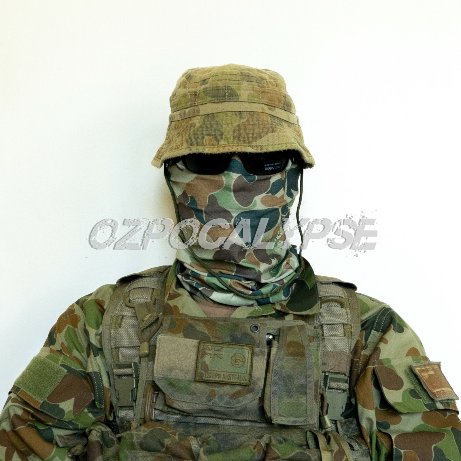 Australian Camo Neck Tube - military army auscam ozcam dpcu gaiter mask ...