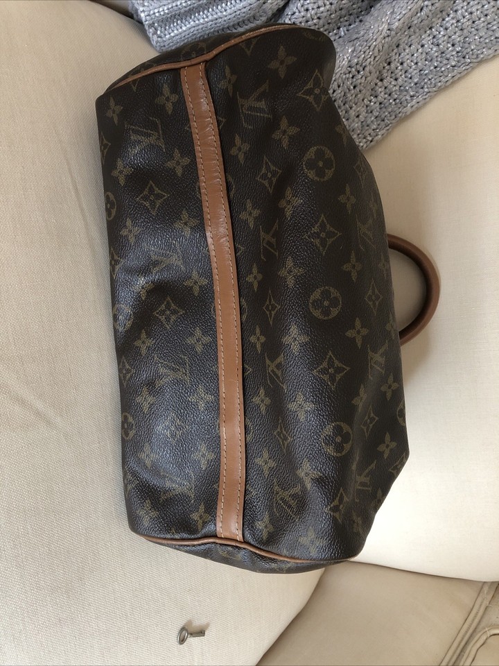 Rare Vintage Louis Vuitton French Co Mono Purse Satchel Speedy 30 With ...