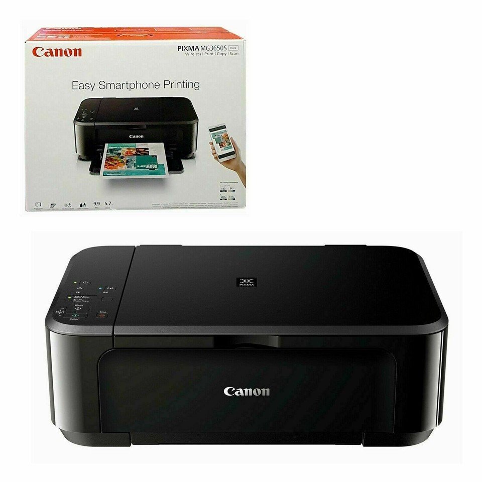 Canon PIXMA MG3650S All-in-One Wireless Inkjet Printer with Black and ...