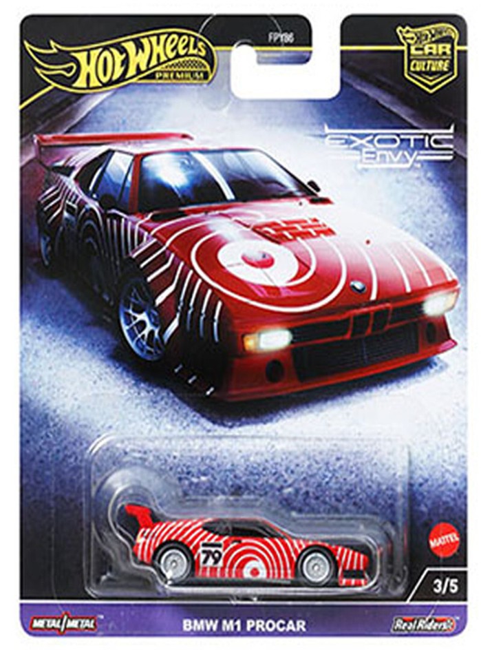 Hot Wheels Premium 2024 Car Culture G Case - Exotic Envy - 5 Cars Set ...