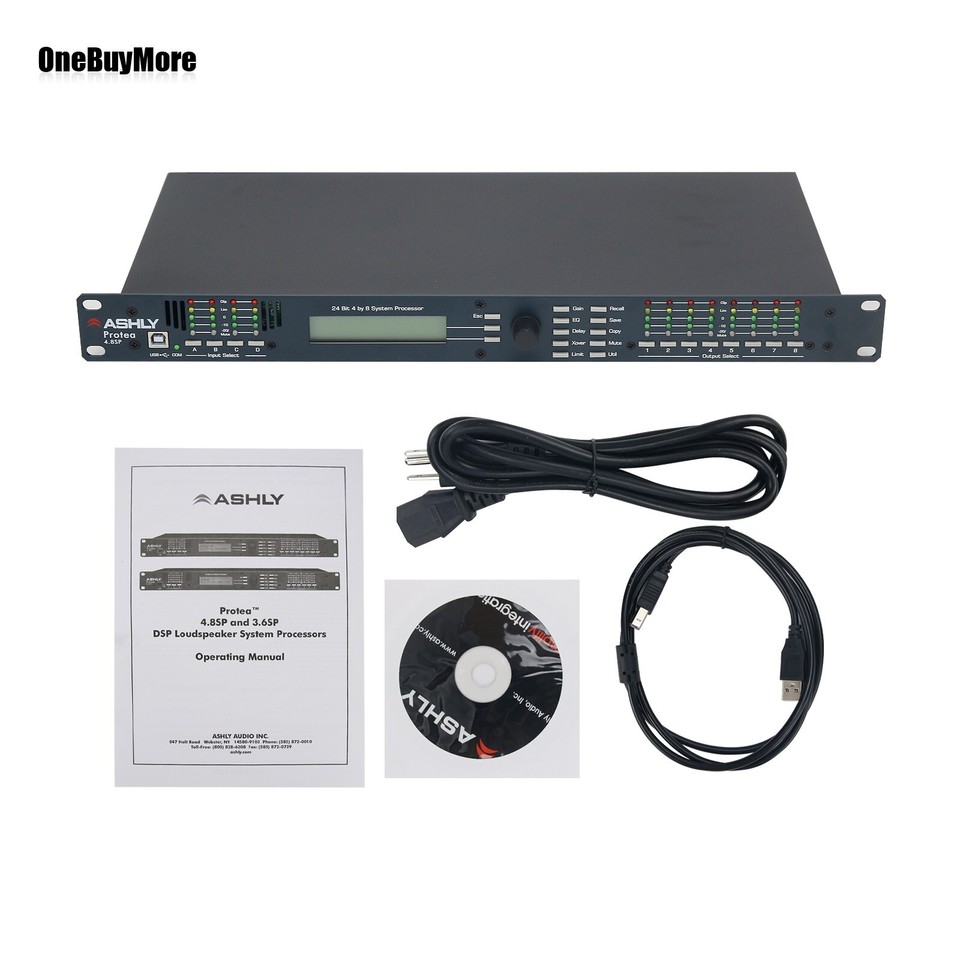 4.8SP DSP Digital Audio Processor Software 4 In 8 Out Professional ...