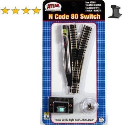 Atlas N Scale ~ New 2025 ~ Remote Wye Turnout Switch ~ Code 80 ~ 2708 ...