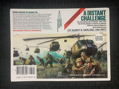 A DISTANT CHALLENGE Military Book Club Selection VF 8.0 Paperback COVER ...