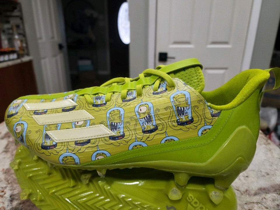 Adidas Adizero 12.0 Simpsons Treehouse of Horror Football Cleats GW1786 ...