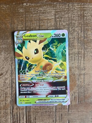 Pokemon - Leafeon VSTAR - SWSH195 - Black Star Promo - Regular size ...