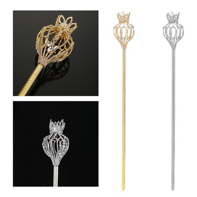 Rhinestone Scepter Pageant Costume Props Staff for Cosplay Photo Prop ...