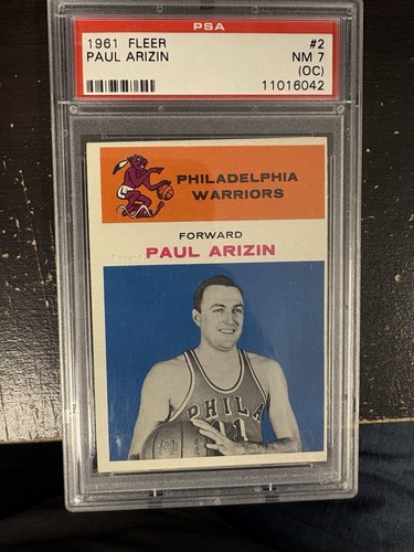PAUL ARIZIN 1961 FLEER BASKETBALL #2 PSA 7 NM (OC) | eBay