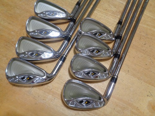 Left Hand TaylorMade r7 cgb Rac 4-PW,AW IRONS IRON Set LH Steel R-Flex ...