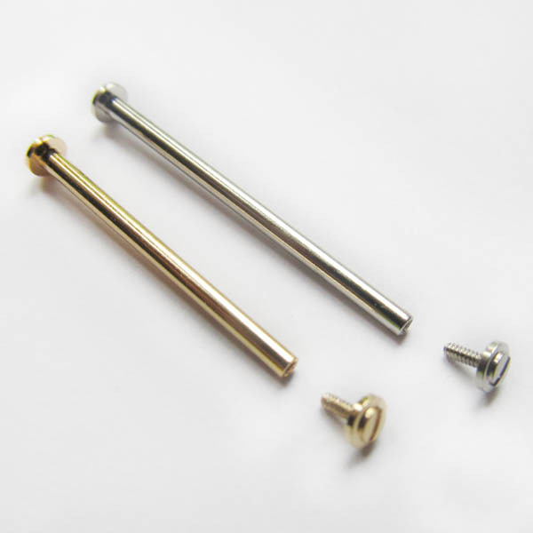 2 x WATCH STRAP SCREW BAR/LUG 1.5mm Diameter Steel or Gold Plate Sizes ...
