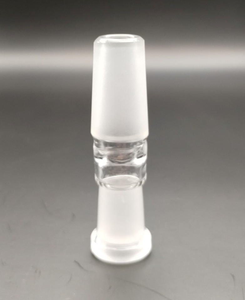 10mm Female - 14mm Male Size Conversion Glass Ground Joint Attachment ...