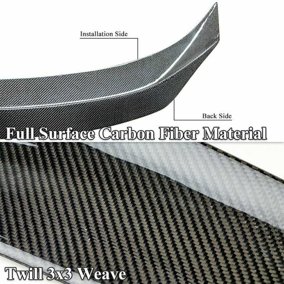 Real Carbon Fiber AR Style Trunk Spoiler Wing Fits 2014-2020 Lexus IS F ...